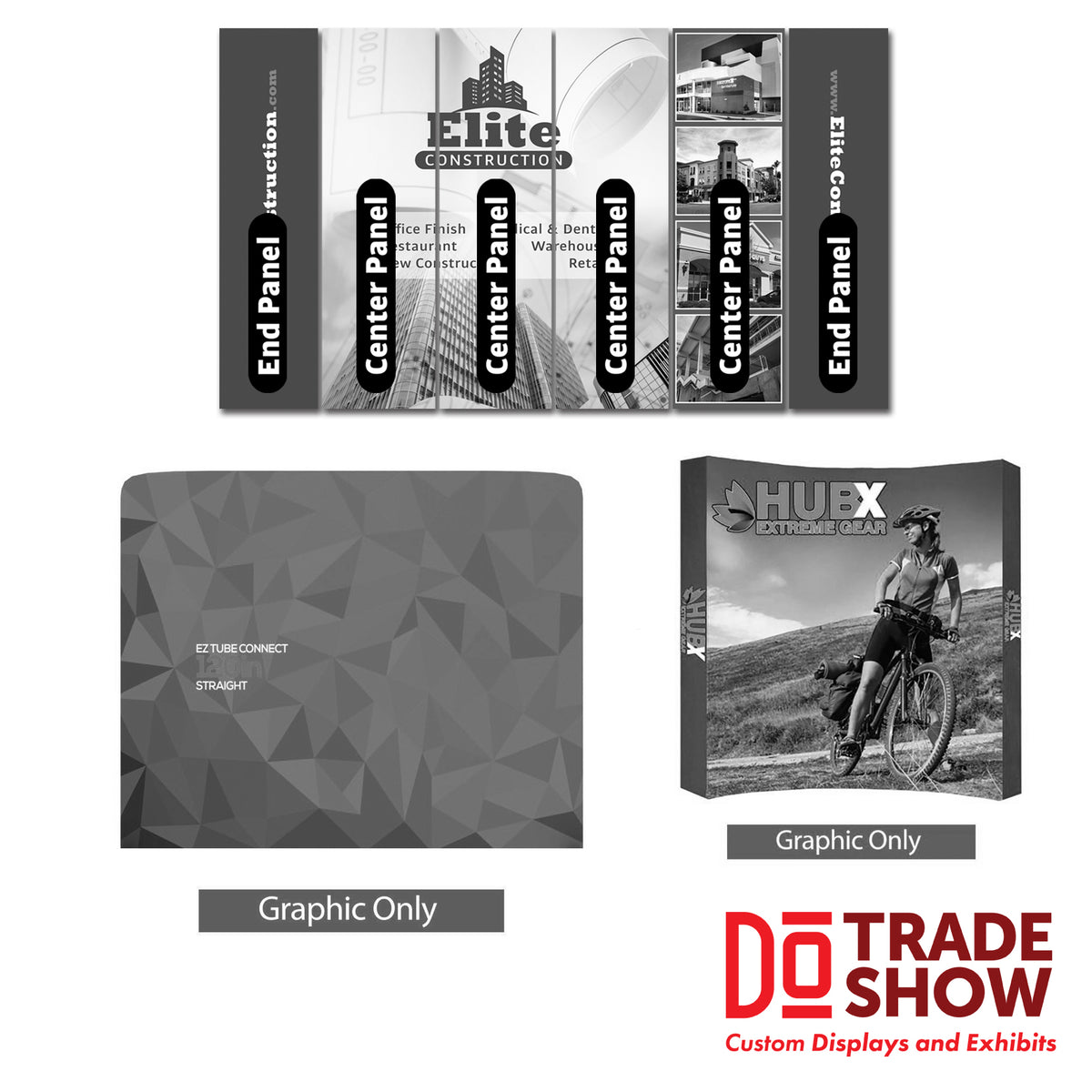 Replacement Graphics for Free Standing Booth Displays – DoTradeshow