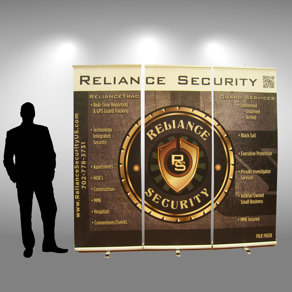 Triple Banner Display - DoTradeshow
